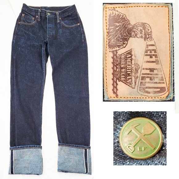 Left Field | Jeans | Left Field Red Line Selvedge Raw Jeans Dark Indigo ...